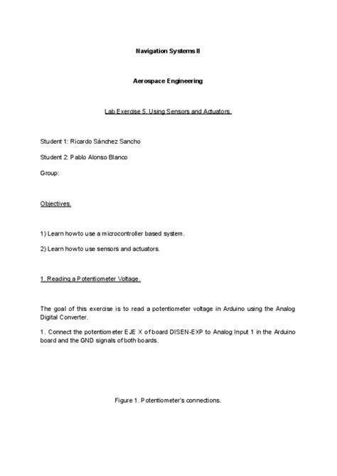 Navigation Systems II Lab 5 Pdf
