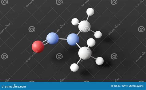 N Nitrosodimethylamine Molecule Molecular Structure
