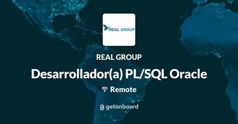 Desarrolladora Plsql Oracle At Real Group Remote Work From Home