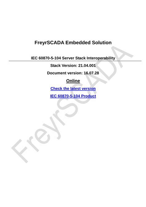 PDF FreyrSCADA Embedded Solutionfreyrscada Com Docs FreyrSCADA IEC Server