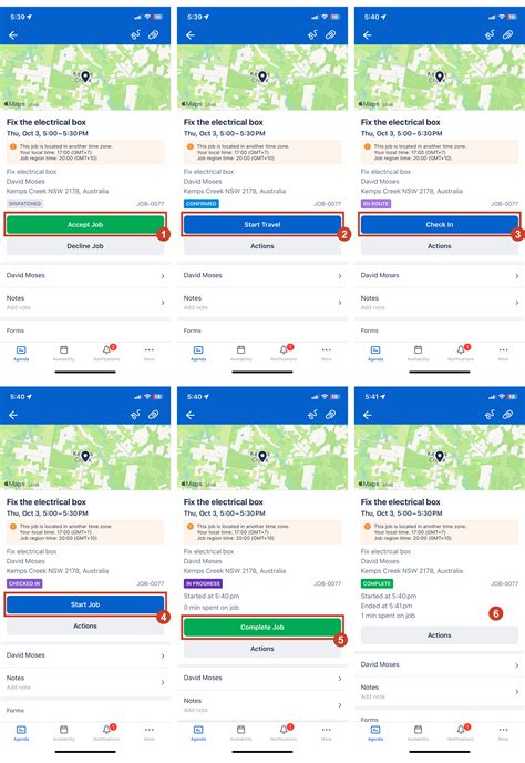 Accept And Start Work Skedulo Documentation