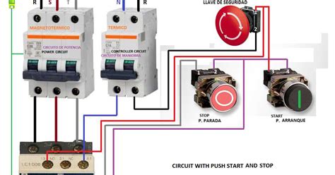 Understanding The Start Stop Push Button Diagram A Step By Step Guide
