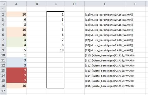 Aus Liste Duplikate Entfernen Mit Vba Erhard Rainer