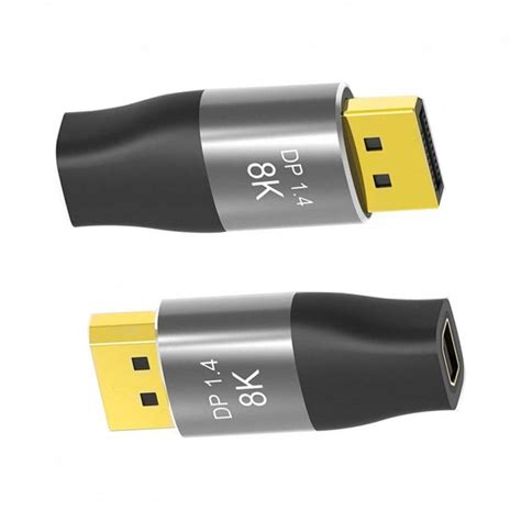 디스플레이포트 14 케이블 어댑터 4k 144hz 8k Displayport Mini Displayport 암 어댑터