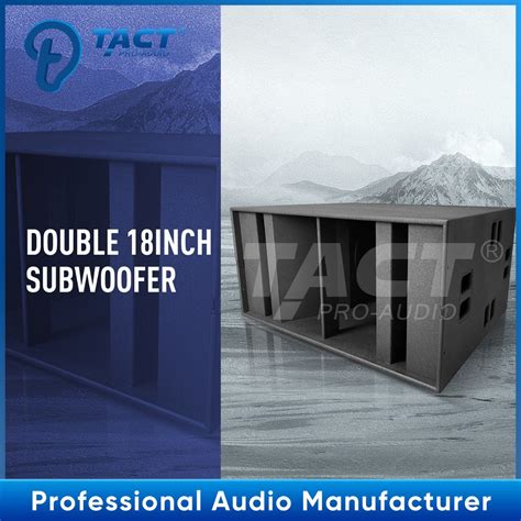 Tact K3l Dual 12 Inch Line Array Speaker For Stadium Theatre Church Line Array And