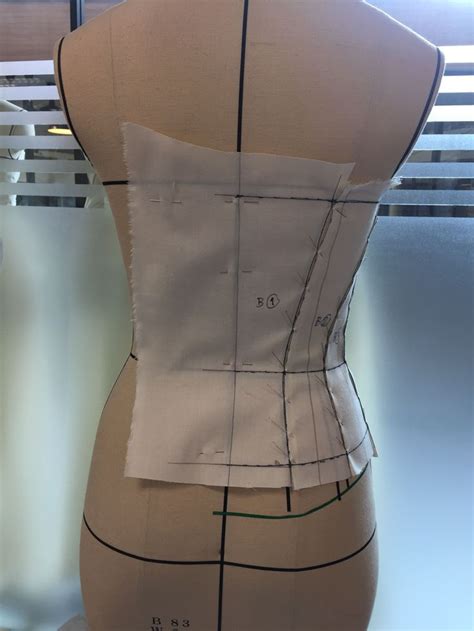 Basic Corset Patternmaker Patternmaking Couture Pattern AA2 Corset Sewing Pattern