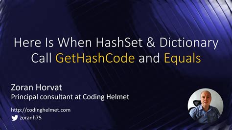 Here Is When Hashset And Dictionary Call Gethashcode And Equals Youtube