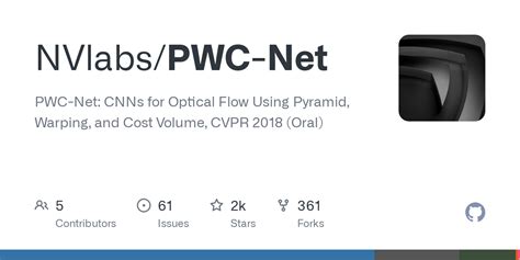 PWC Net PyTorch Models PWCNet Py At Master NVlabs PWC Net GitHub