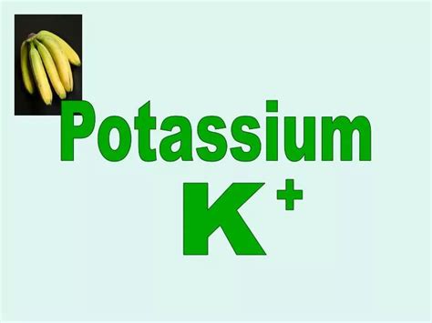 Ppt Potassium Powerpoint Presentation Free Download Id 3705539