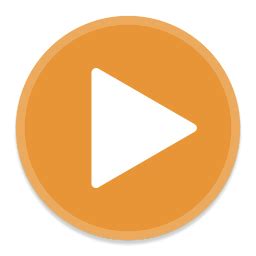 VLC Player Icon Button UI App Pack One Iconpack BlackVariant