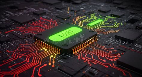 Secure Computing Concept Illustrating Cyber Security Vulnerability Repair Stock Illustration