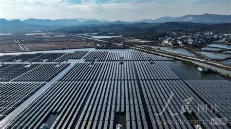 江西瑞昌渔光互补生态惠民 人民图片网