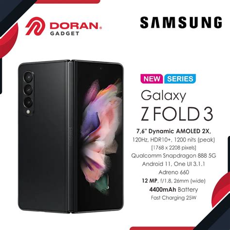 Jual Samsung Galaxy Z Fold3 5G Fold 3 Garansi Resmi SEIN 1 Tahun Shopee Indonesia