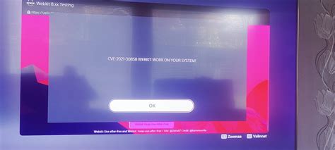 PS PS Le Webkit Exploit Fonctionne Toujours Sur Le Et