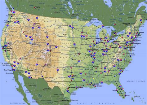 Highway Map United States Printable