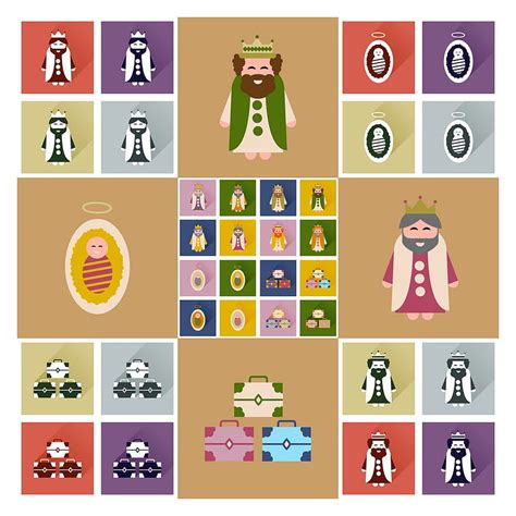 Concept Of Flat Icons With Long Shadow Traditional Vector Ai Eps Uidownload