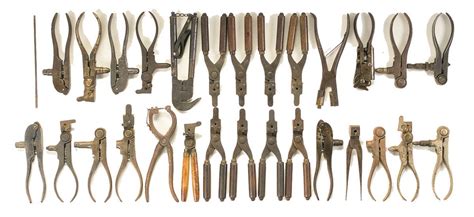 Assortment Of Reloading Tools And Bullet Molds