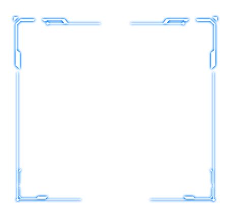 数据大屏、大数据、数据看板专用边框、png免扣、科技边框 一只嗨皮的小强