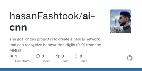 GitHub HasanFashtook Ai Cnn The Goal Of This Project Is To Create A Neural Network That Can