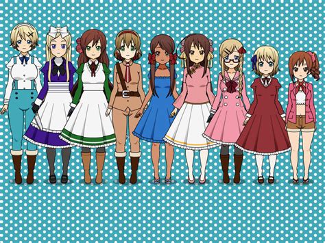 Hetalia Girls Improved By Makaalbarn012 On Deviantart