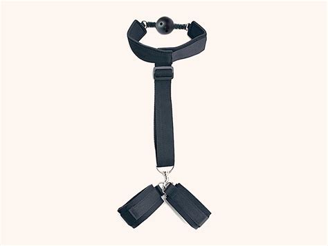 Ball Gag Woman Handcuff Sex Handcuffs Wrist Restraints Sex Etsy