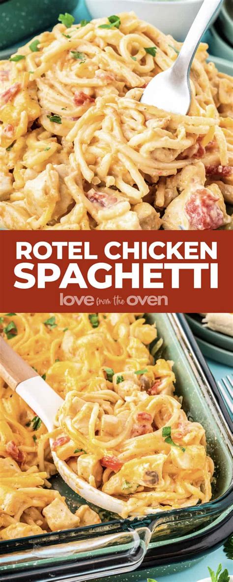 Rotel Chicken Spaghetti Casserole Recipe