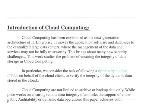 PPT Secure Data Storage In Cloud Computing PowerPoint Presentation Free Download ID