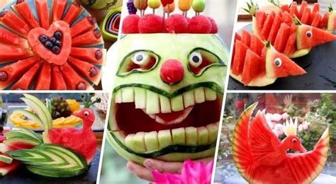 51 ایده خلاقانه و فانتزی تزیین هندوانه شب یلدا مجله کوروش