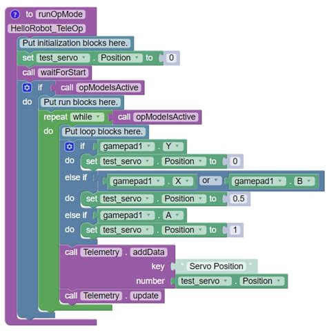 Programming Servos Rev Robotics Documentation