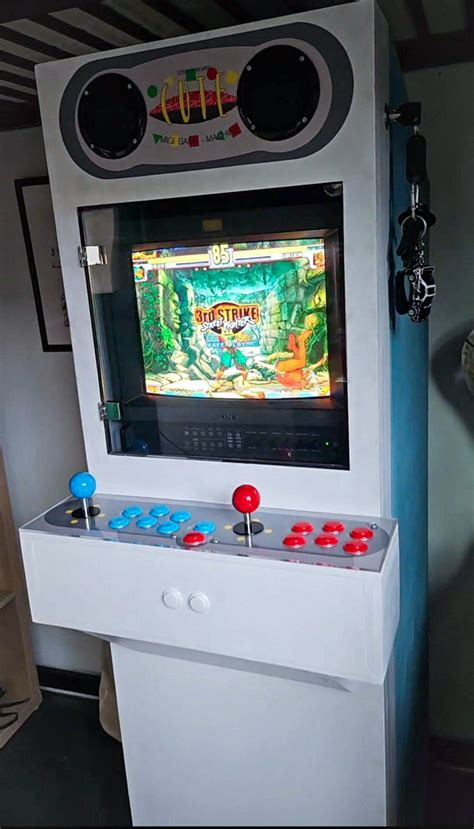 Sony Pvm Mini Cute Arduino And Laptop Powered Arcade Cabinet With