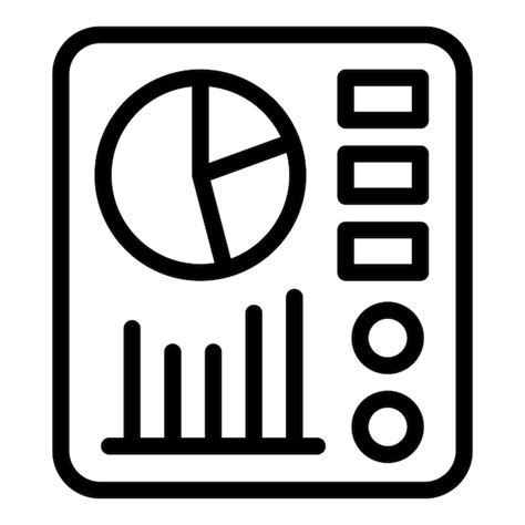 Premium Vector Business Analytics Dashboard Displaying Charts And