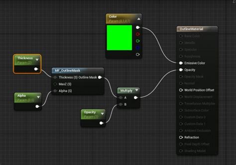 Objects Outlines Without Post Processing Unreal Dario Mazzanti