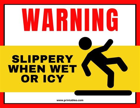 46slippery When Wet Signs Download Free Printable Pdfs