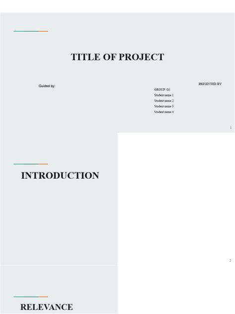 Zeroth Review Ppt Template 2 Pdf