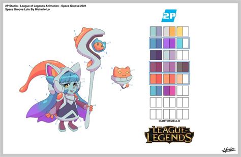 League Of Legends Space Groove Lulu Michelle Lo League Of Legends Legend Animation