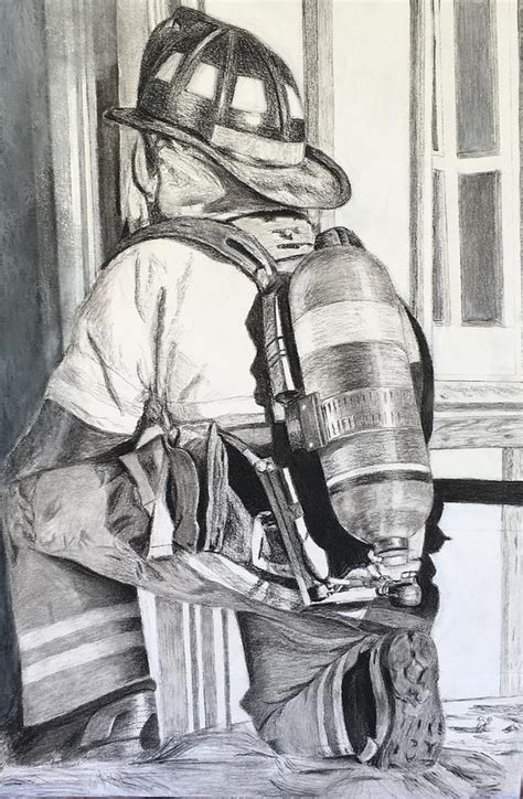 How To Draw A Firefighter