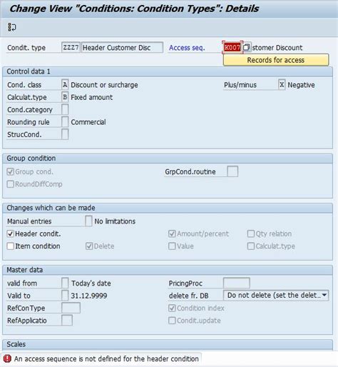 Header Condition Type With Condition Record Sap Community