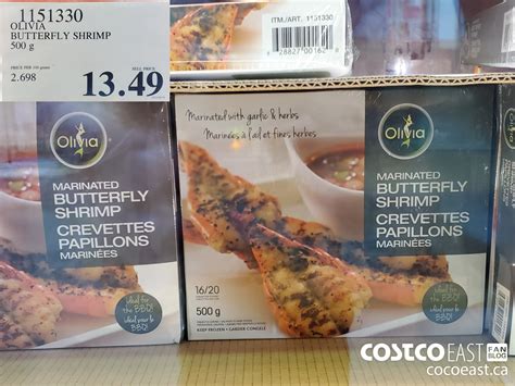 1151330 Olivia Butterfly Shrimp 500 G 13 49 Costco East Fan Blog