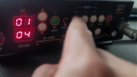 긴급자동차 미지정 차량 사이렌 불법 설치 Youtube