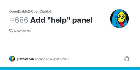 Add Help Panel · Issue 686 · Opendiablo2opendiablo2 · Github