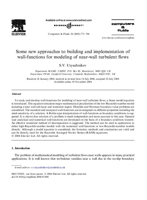 Pdf Some New Approaches To Building And Implementation Of Wall