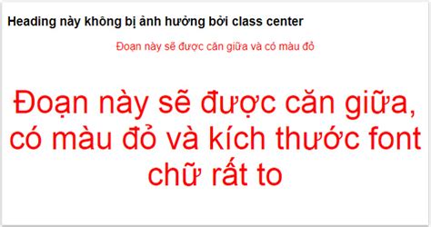 Bộ Chọn Class Trong Css