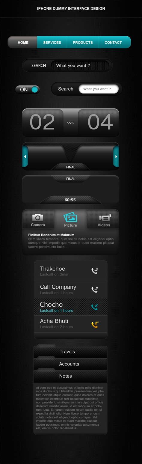 Iphone Interface Design By Rabin Dey Via Behance Interface Design User Interface Design