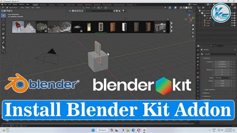 How To Install Blender Kit Addon In Blender YouTube