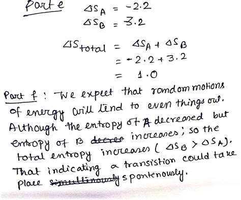 Solved Suppose You Have Two Identical Objects A And B In Thermal Contact With One Another