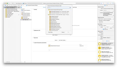 Cross Platform Frameworks In Xcode Anthony Colangelo