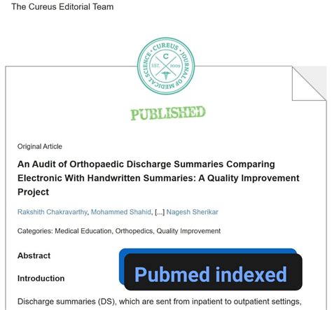 Dr Mohammed Shahid On Linkedin Pubmed Cureus