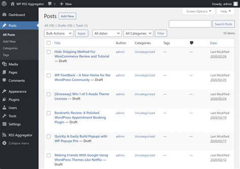 How To Import Rss Feeds Into Wordpress Posts In 8 Steps