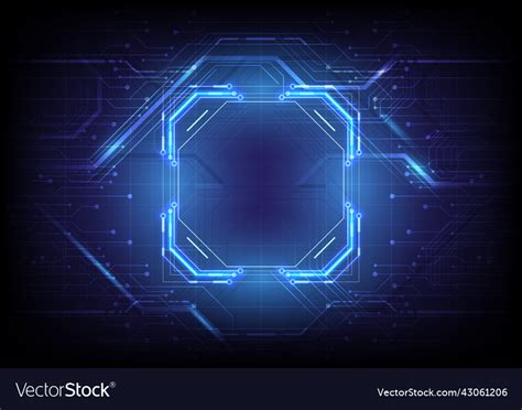 Abstract Hardware And Software Background Circuit Vector Image