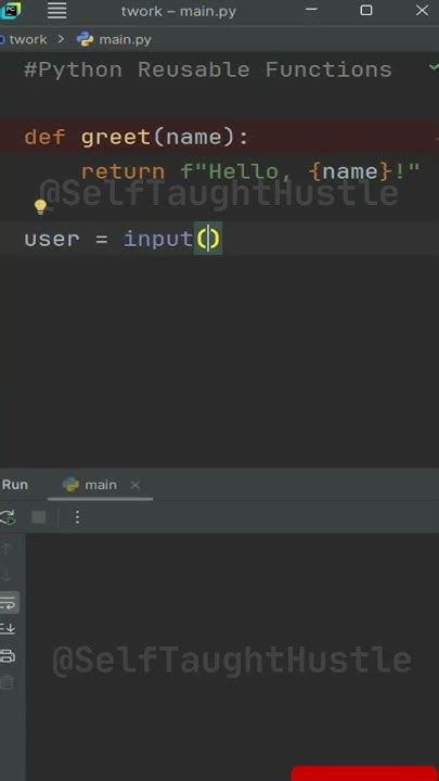 Python Reusable Functions Coding Code Programming Youtube